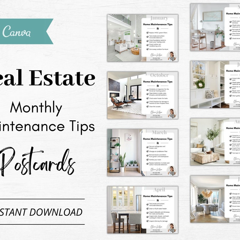 Real Estate Postcard - Etsy