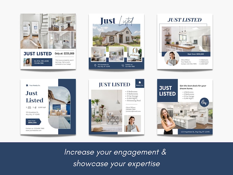 20 Just Listed Realtor Instagram Posts, Just Listed Social Media Posts ...