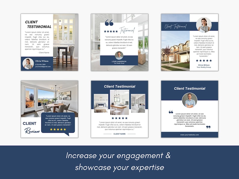 Client Testimonial Realtor Instagram Posts, Real Estate Client Reviews ...