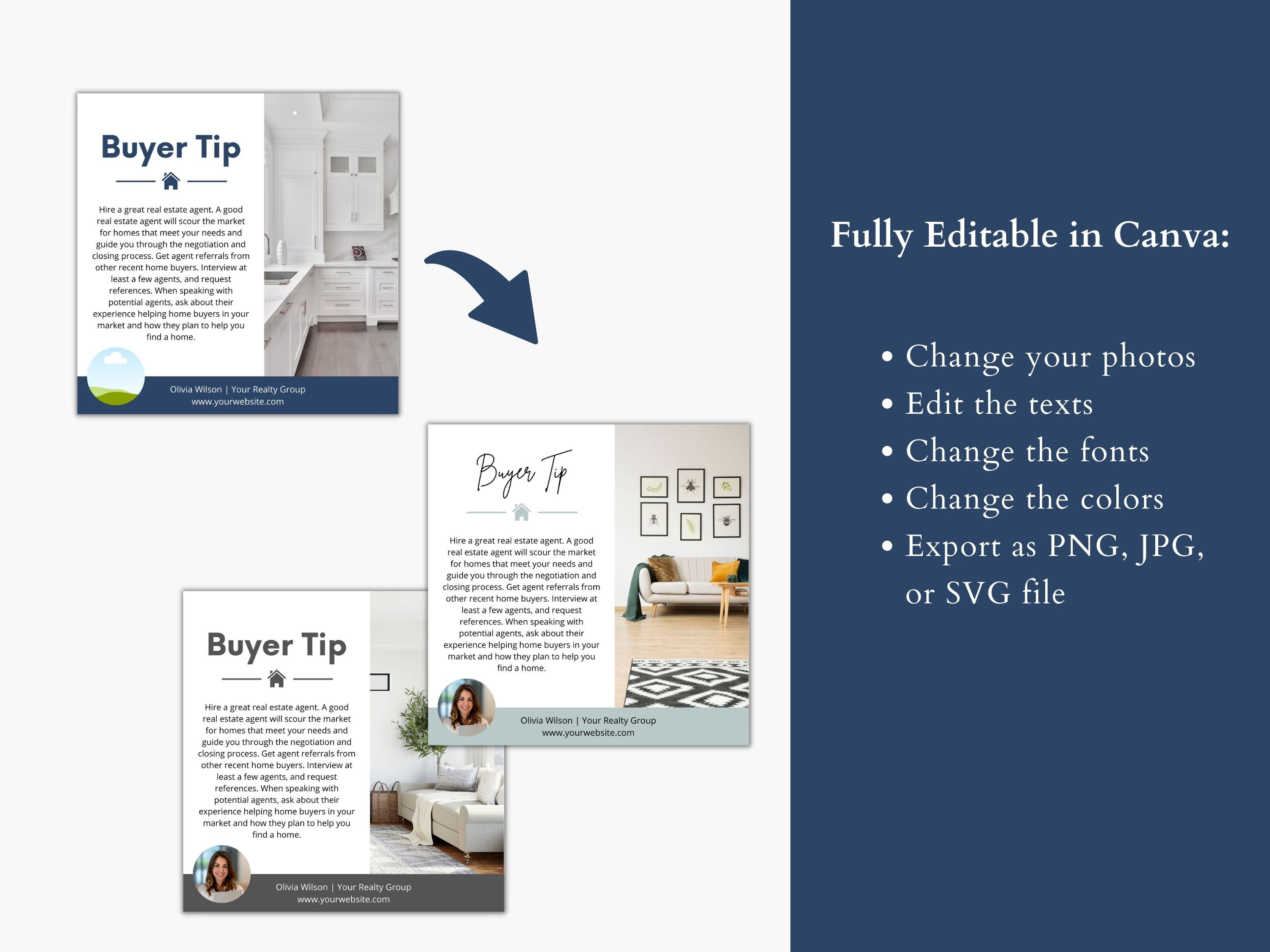 30 Buyer and Seller Tips Realtor Social Media Posts, Buyer Tips, Seller ...