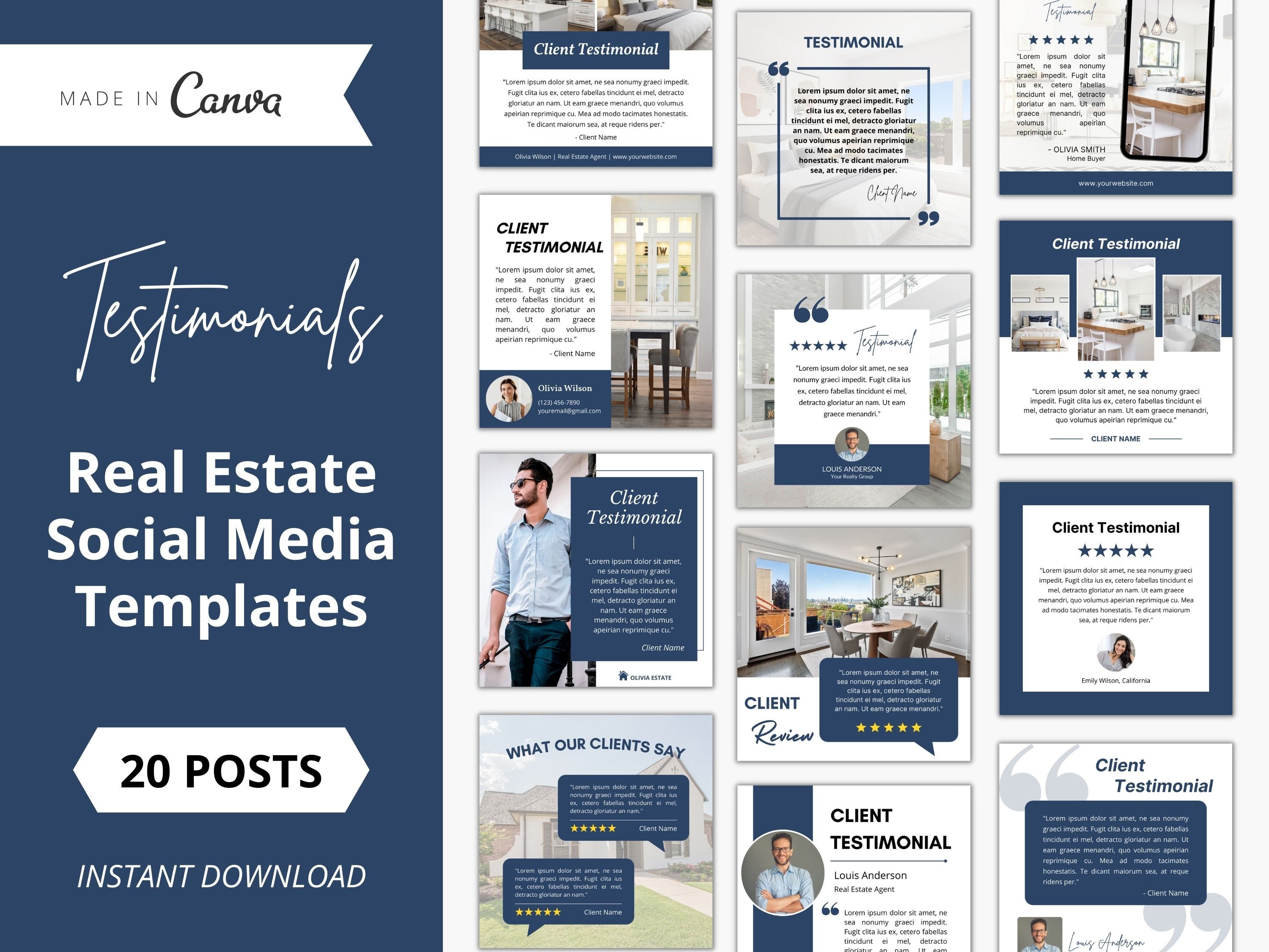 Client Testimonial Realtor Instagram Posts, Real Estate Client Reviews ...