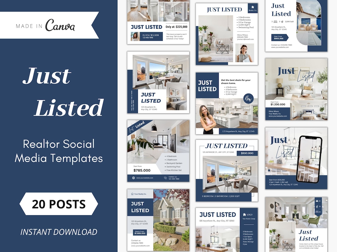 20 Just Listed Realtor Instagram Posts, Just Listed Social Media Posts ...