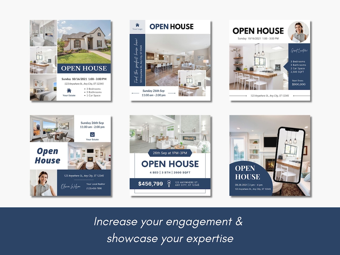 20 Open House Instagram Posts, Open House Social Media Posts, Open ...