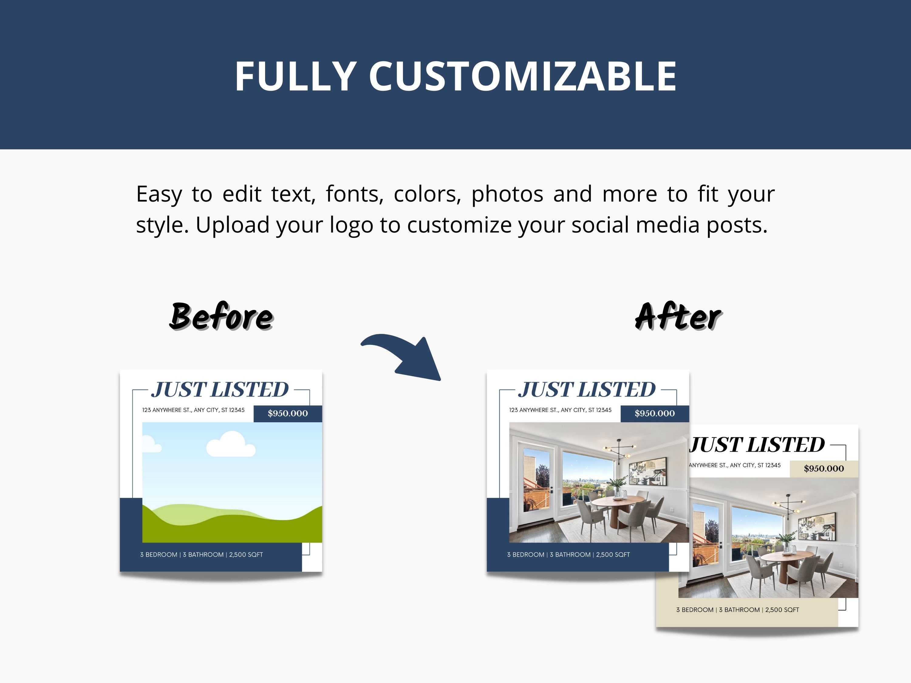 20 Just Listed Realtor Instagram Posts, Just Listed Social Media Posts ...