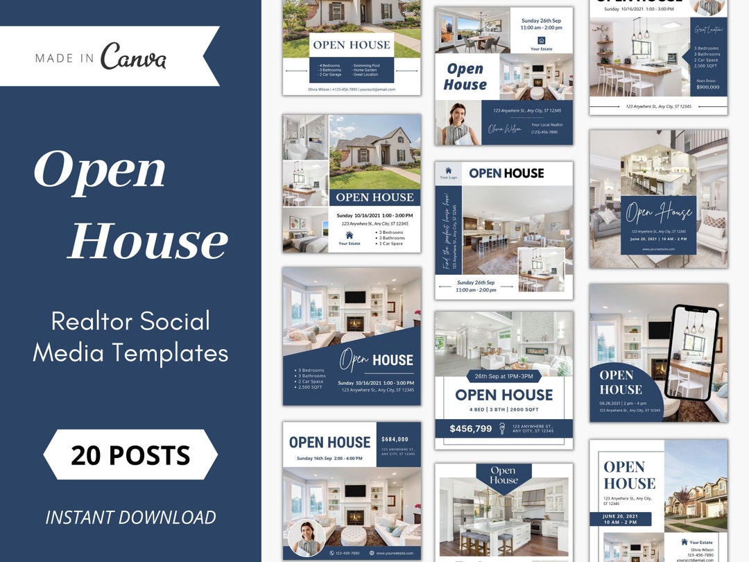 20 Open House Instagram Posts, Open House Social Media Posts, Open ...