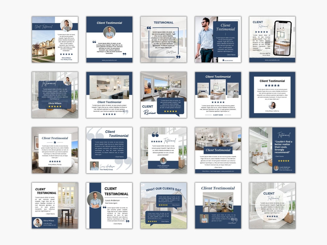 Client Testimonial Realtor Instagram Posts, Real Estate Client Reviews ...