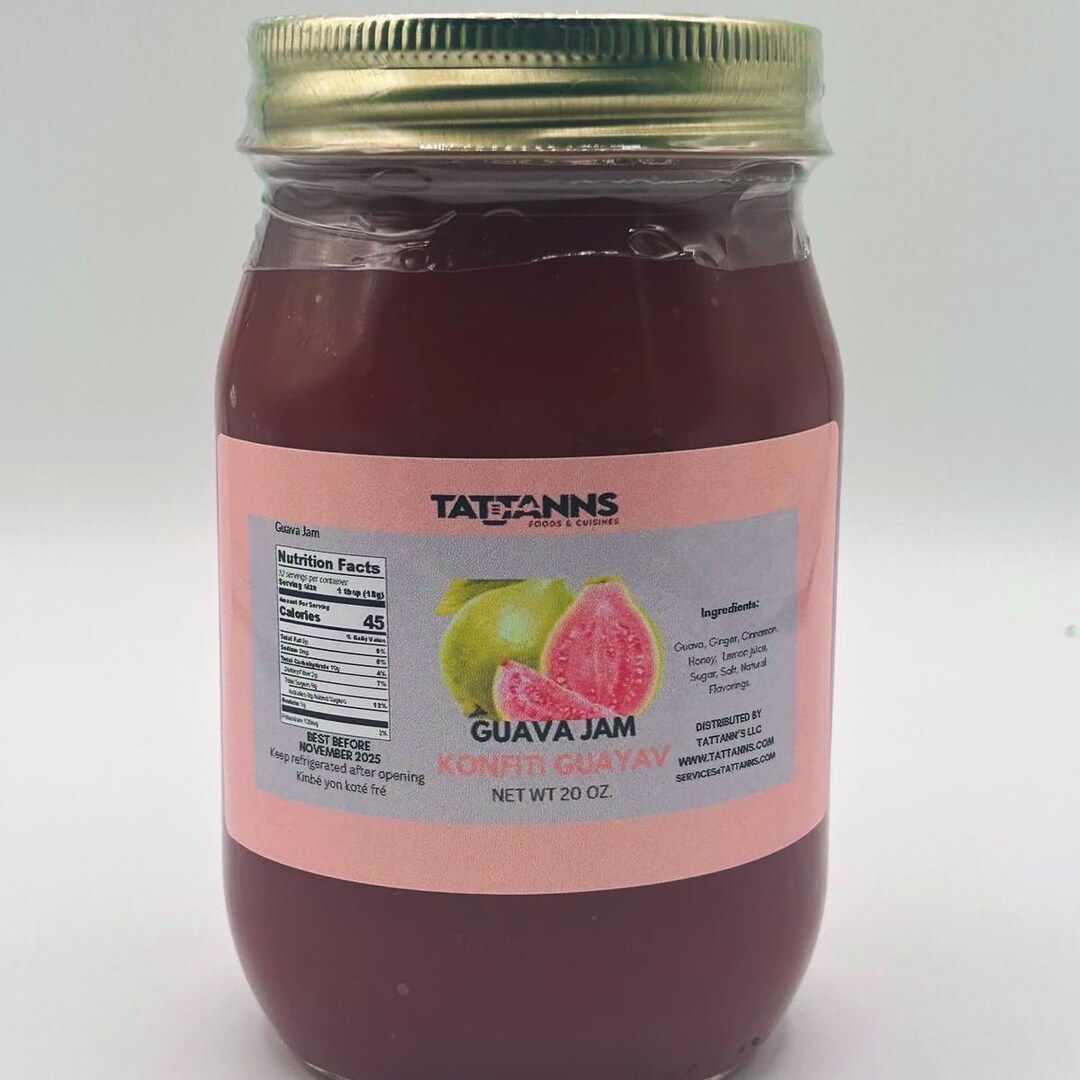 Authentic Haitian Guava Jam 20oz (KONFITI GUAYAV) - Etsy
