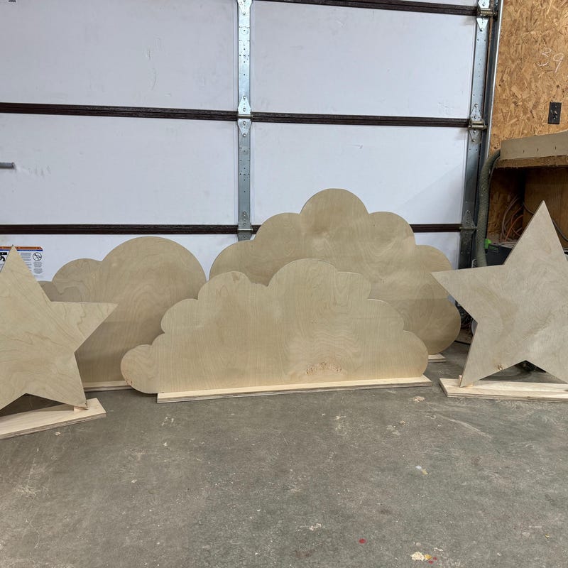 Cloud Cutouts - Etsy