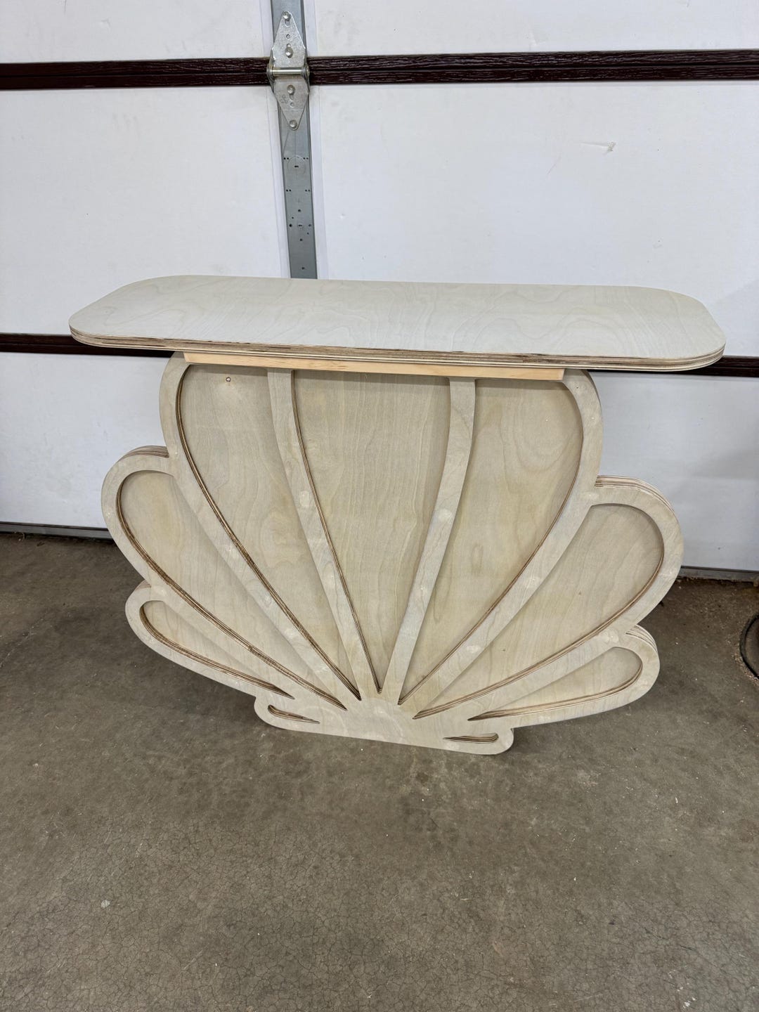 Seashell Shaped Table, Collapsible, Party or Event Decor - Etsy