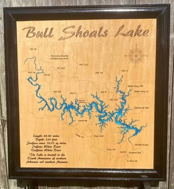 Upper Bull Shoals Lake Map Map Out Your Eclipse Viewing | Arkansas