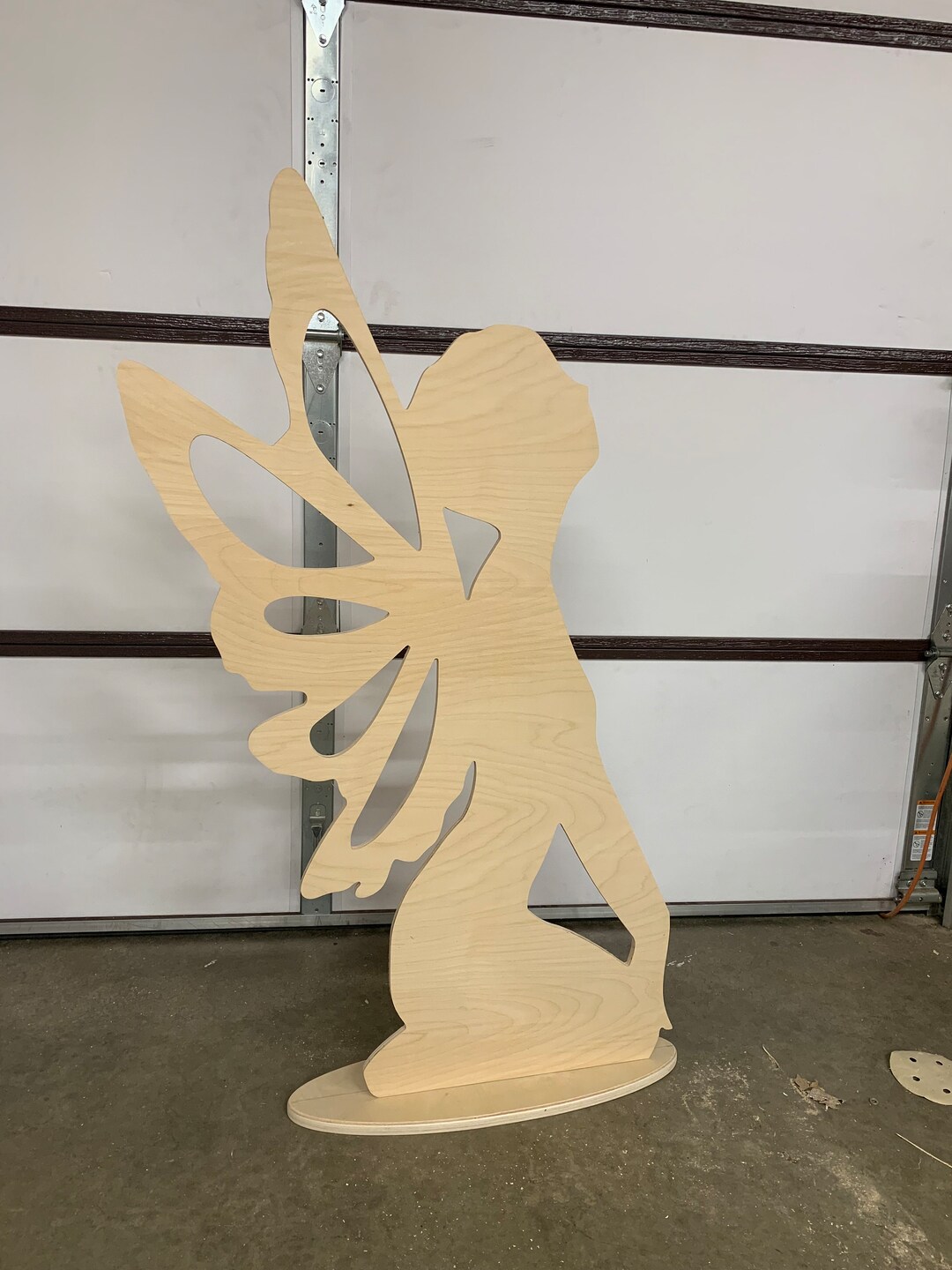 Fairy With Wings Wood Cutout Prop 4 Ft - Etsy