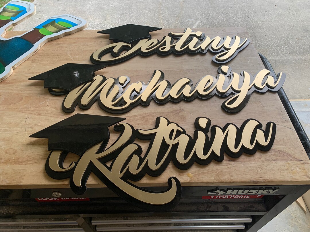 24 Layered Wood Name Cutout - Etsy