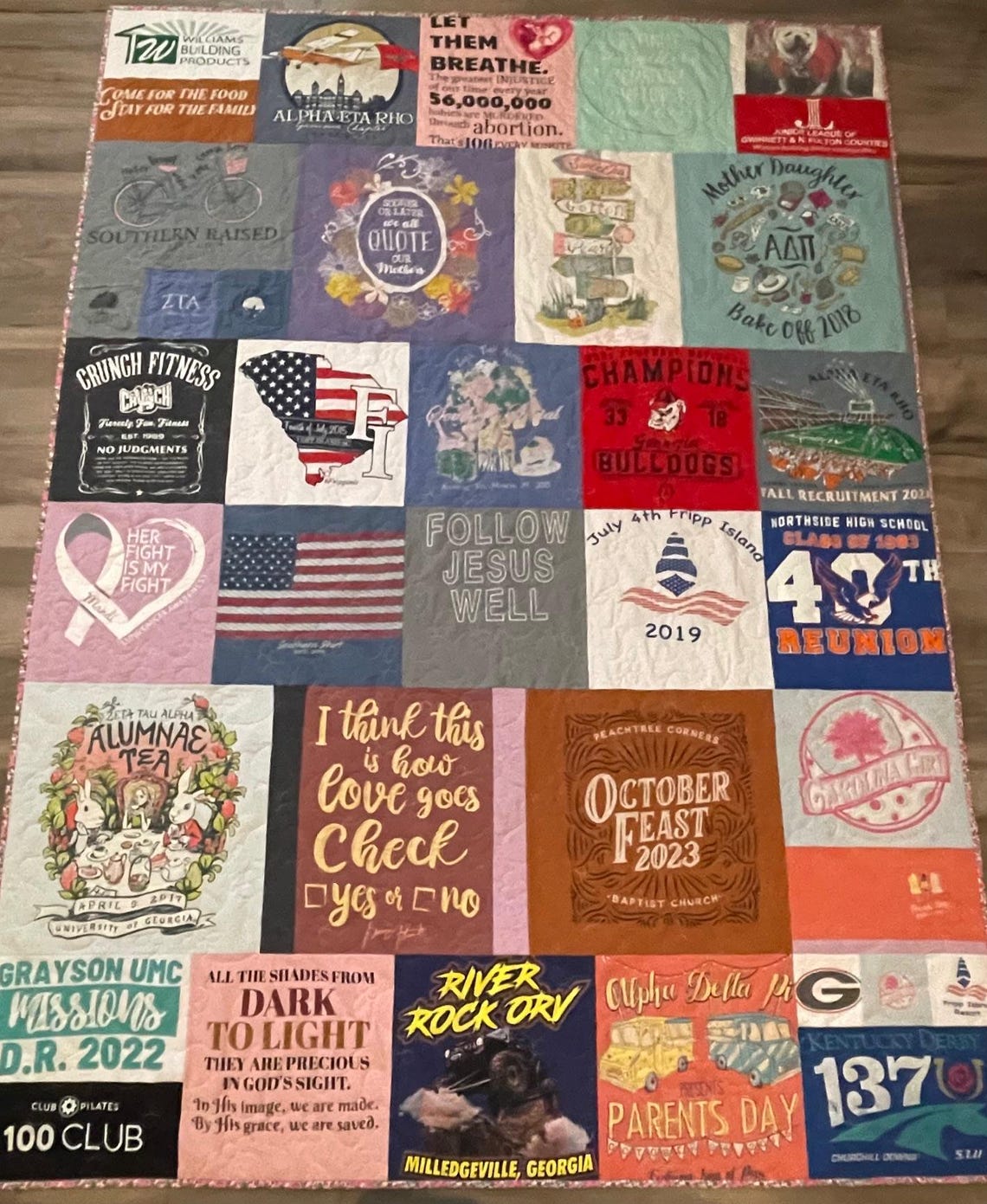 Memory Quilt - Custom (photo or T-shirt) - Etsy