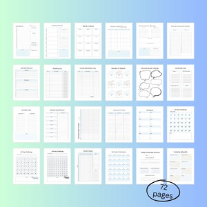 Life Planner Printable, Home Management Planner, Undated Planner for ...