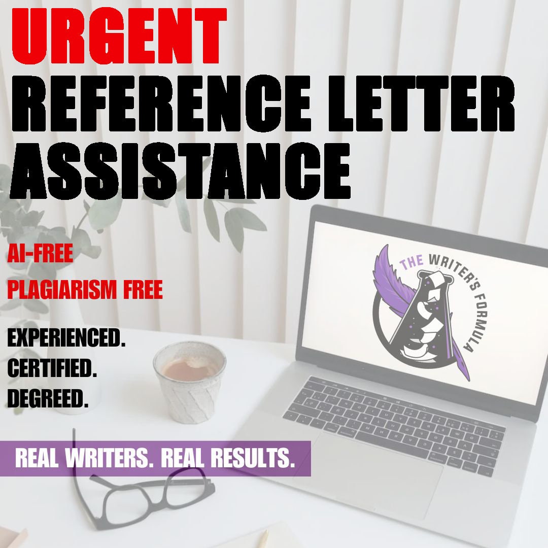 Professional Reference Letter Writing & Editing: Job, College ...