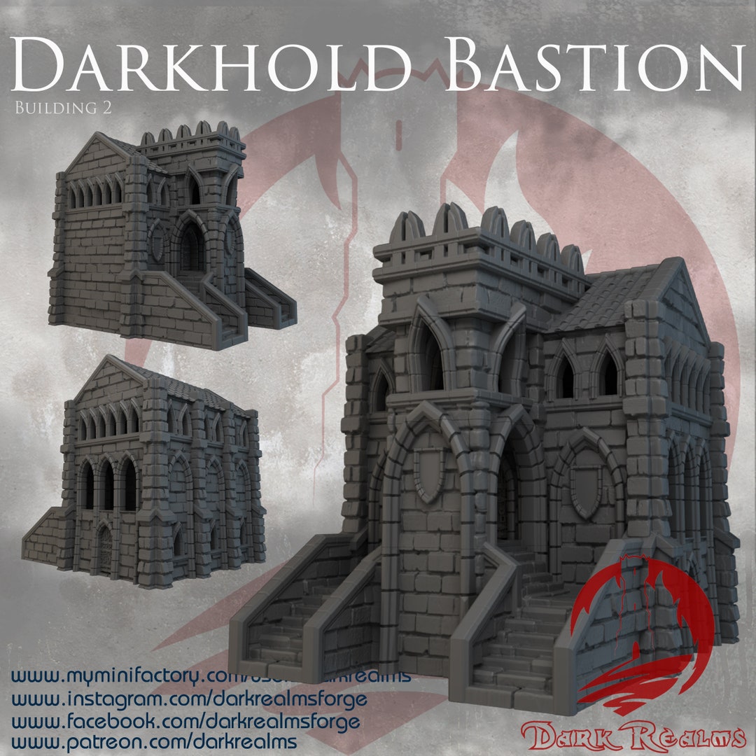 Darkhold Bastion Building 2 Dark Realms Dungeons & Dragons Frostgrave ...