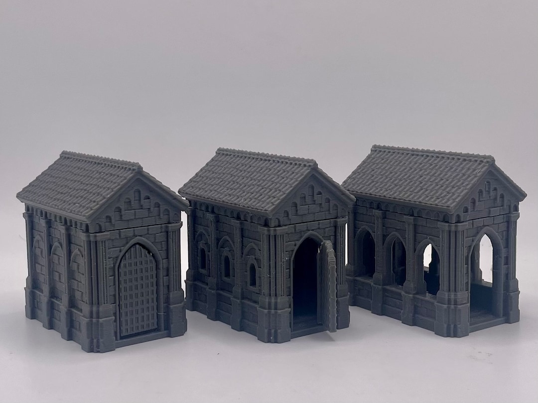 Necropolis Tomb 1 - 3D Printed Scatter Terrain, Graveyard Crypt for Dnd ...