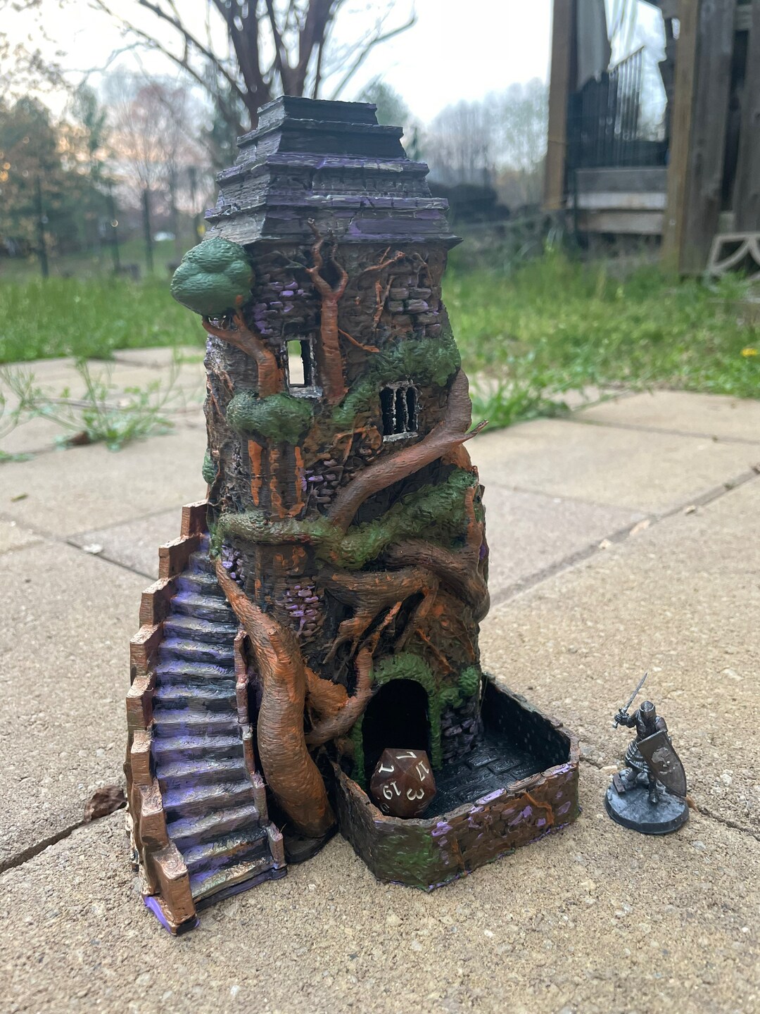 Woodland Centaur Dice Tower: Fates End Dnd Dice Roller - Etsy