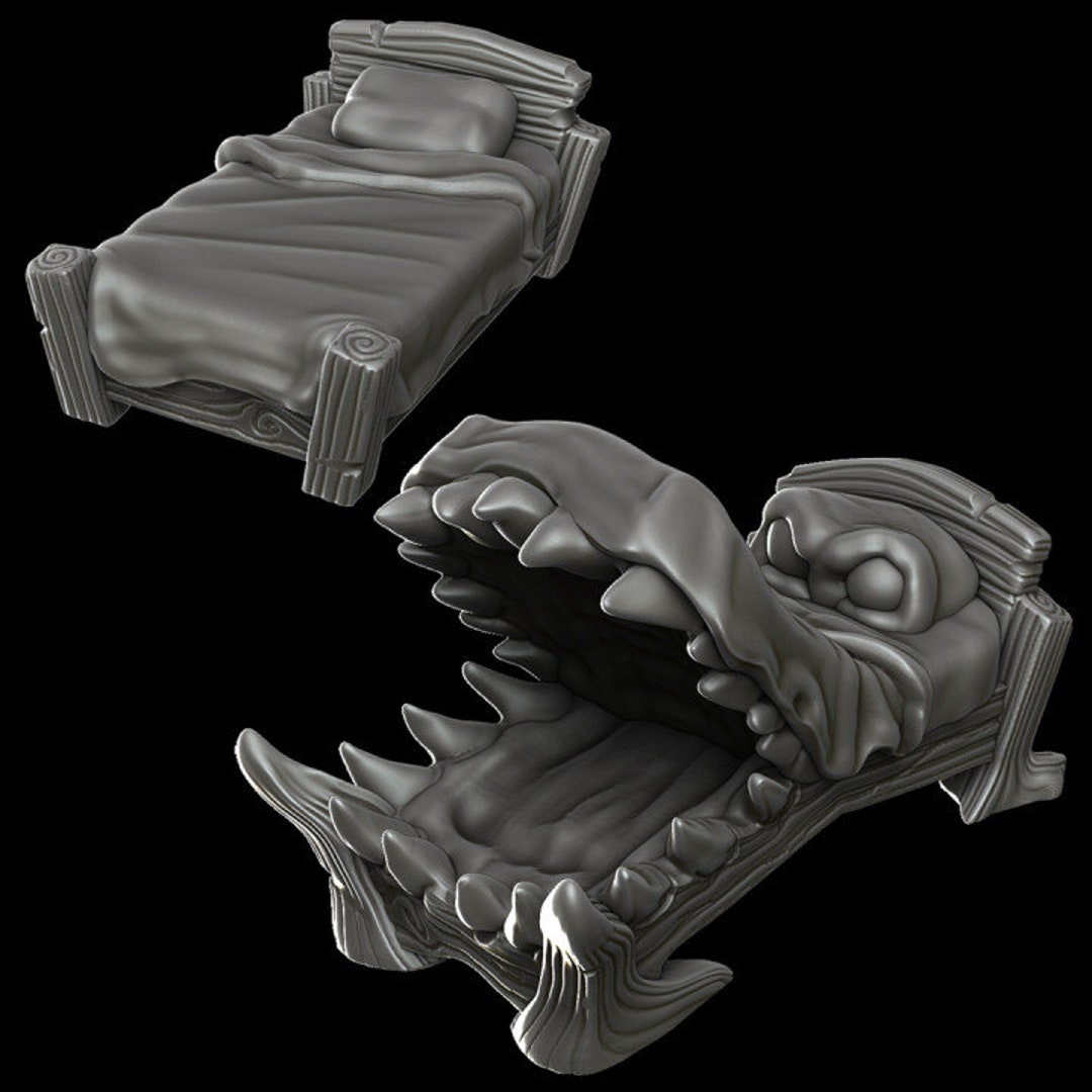Bed Mimic Set | Dnd | Tabletop | RPG | Dungeons and Dragons | D&D ...