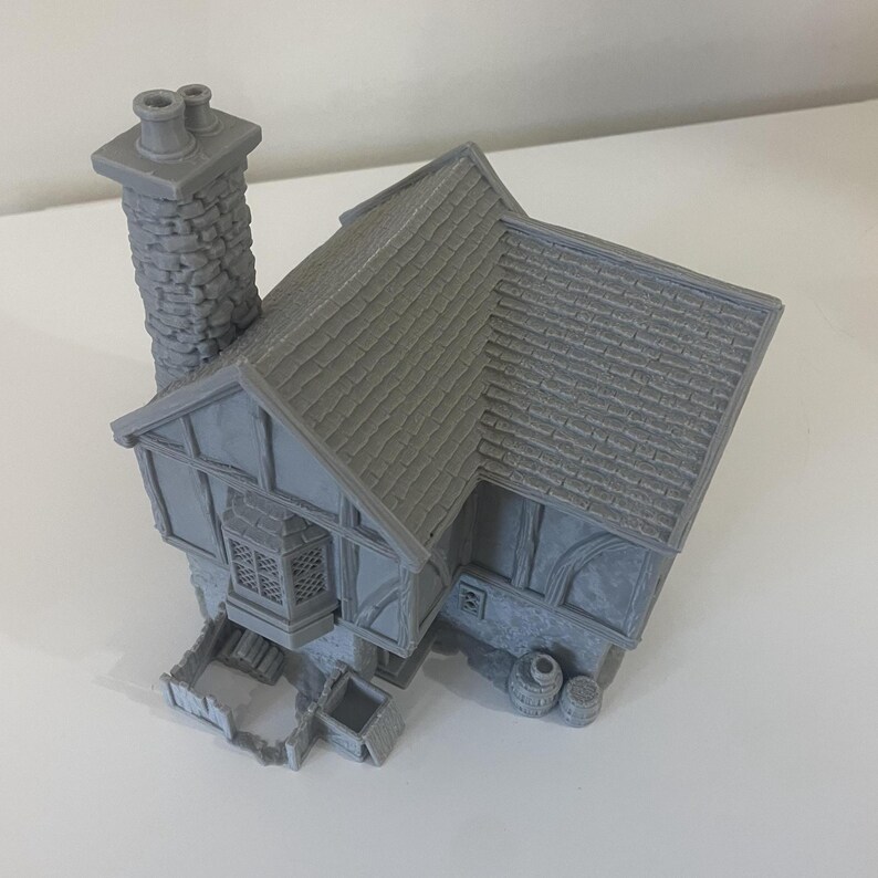 Briarwood Village House 4 - Fantasy Medieval Home Model for Dnd and ...