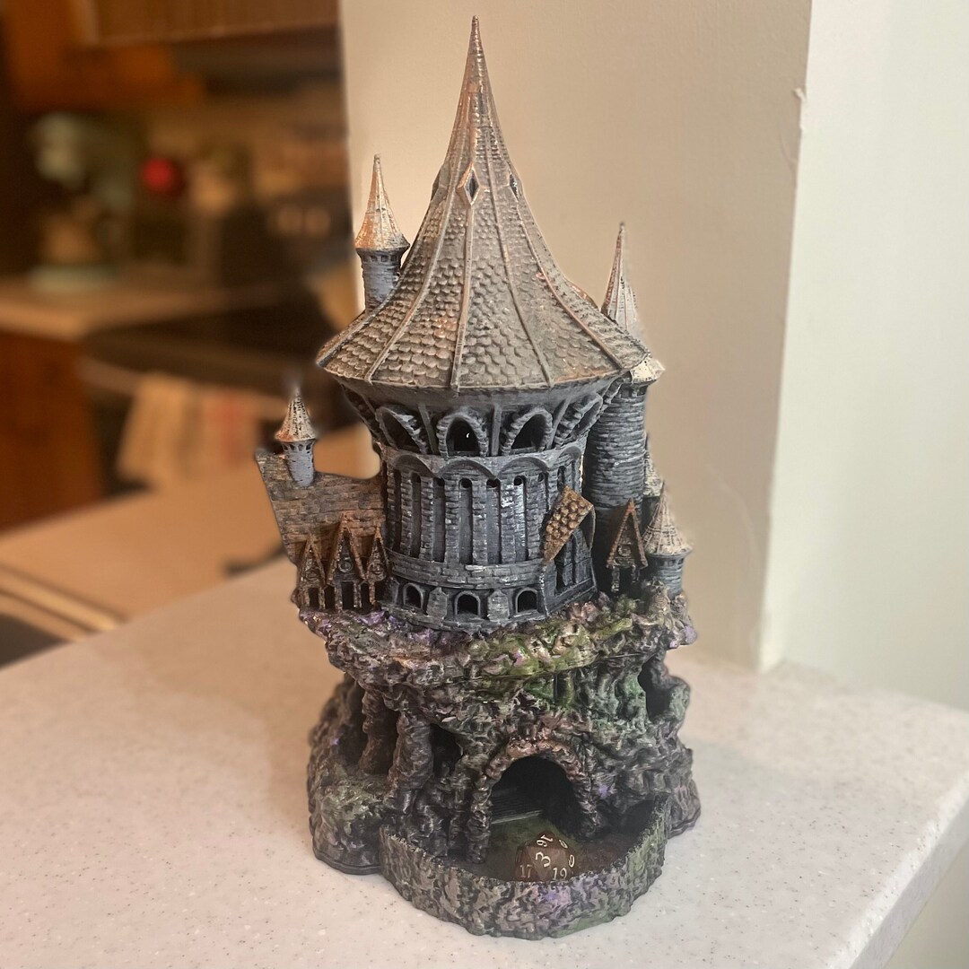 Wizard Dice Tower | Fates End - Sorcerer Dice Tower | Dnd Dice Tower ...