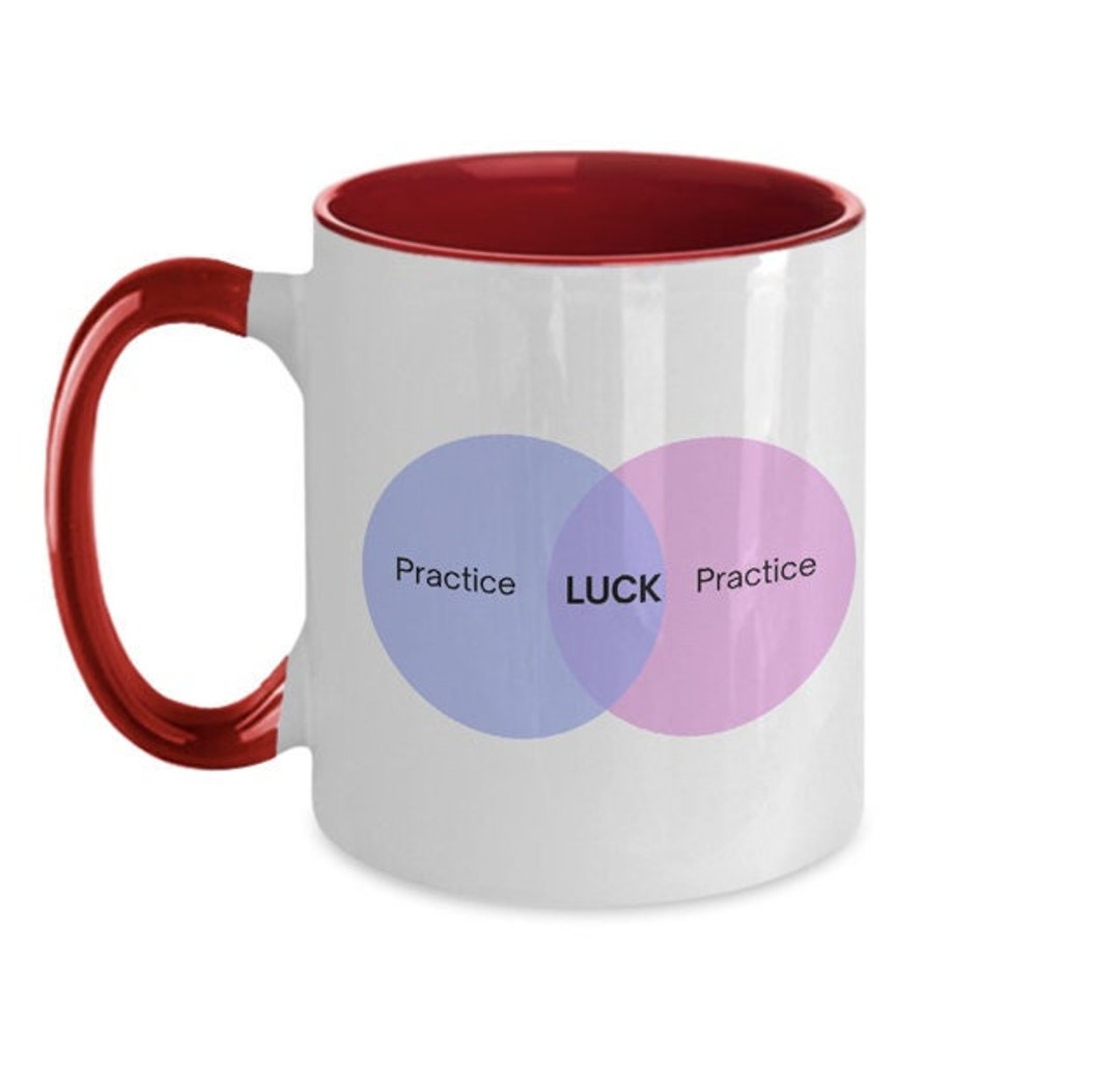 Practice Makes Perfect Two Tone Gift Mug - Etsy
