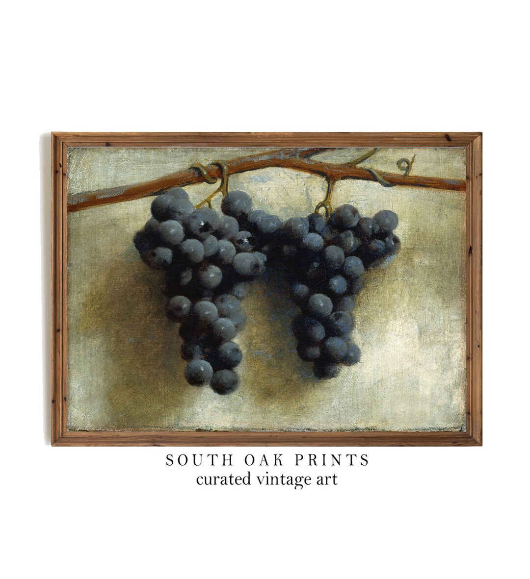Vintage Grapes Wall Art Print | PRINTABLE | DIGITAL DOWNLOAD | Antique ...