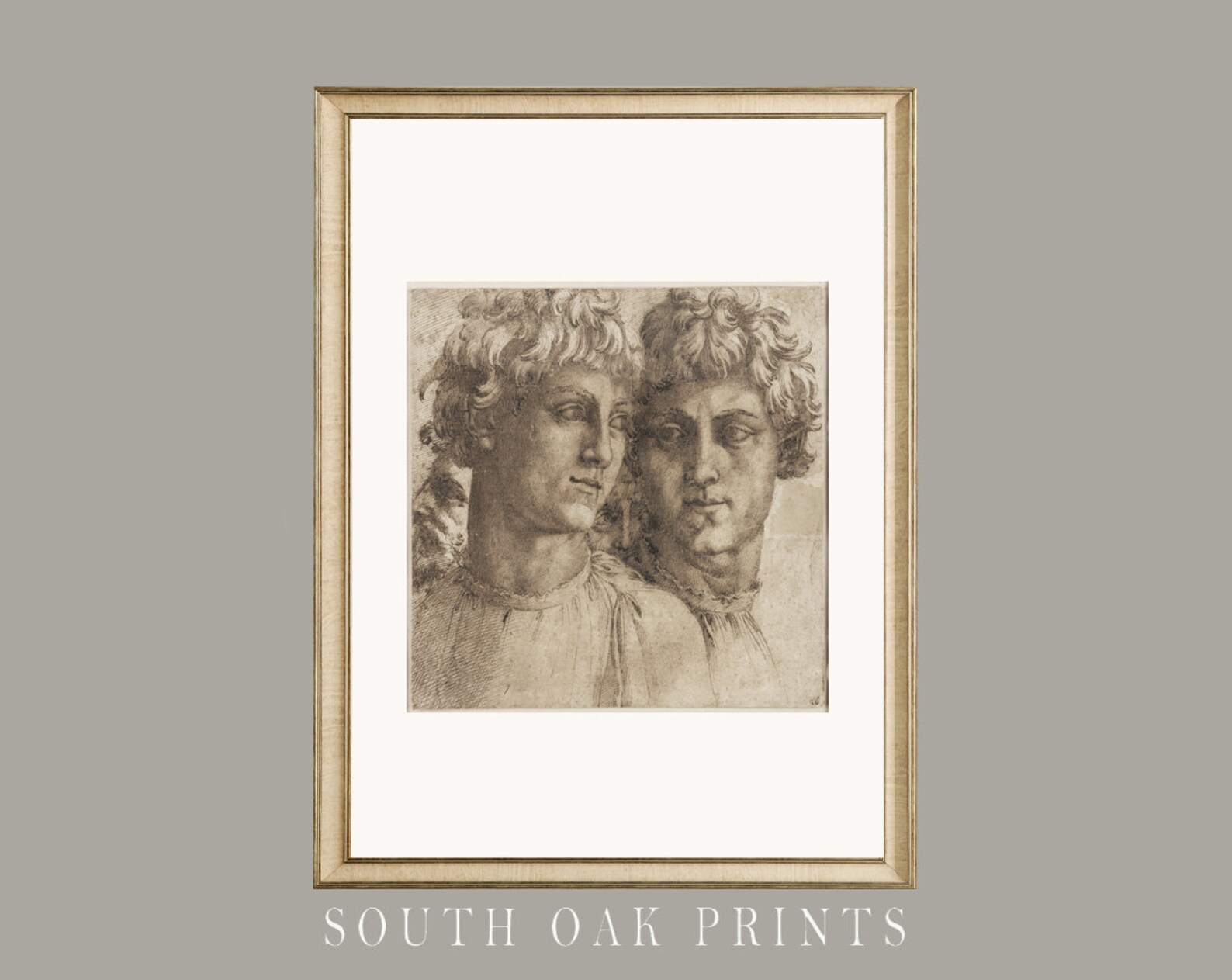 Roman Statue Portrait Sketch Drawing | PRINTABLE | Neutral Classic ...