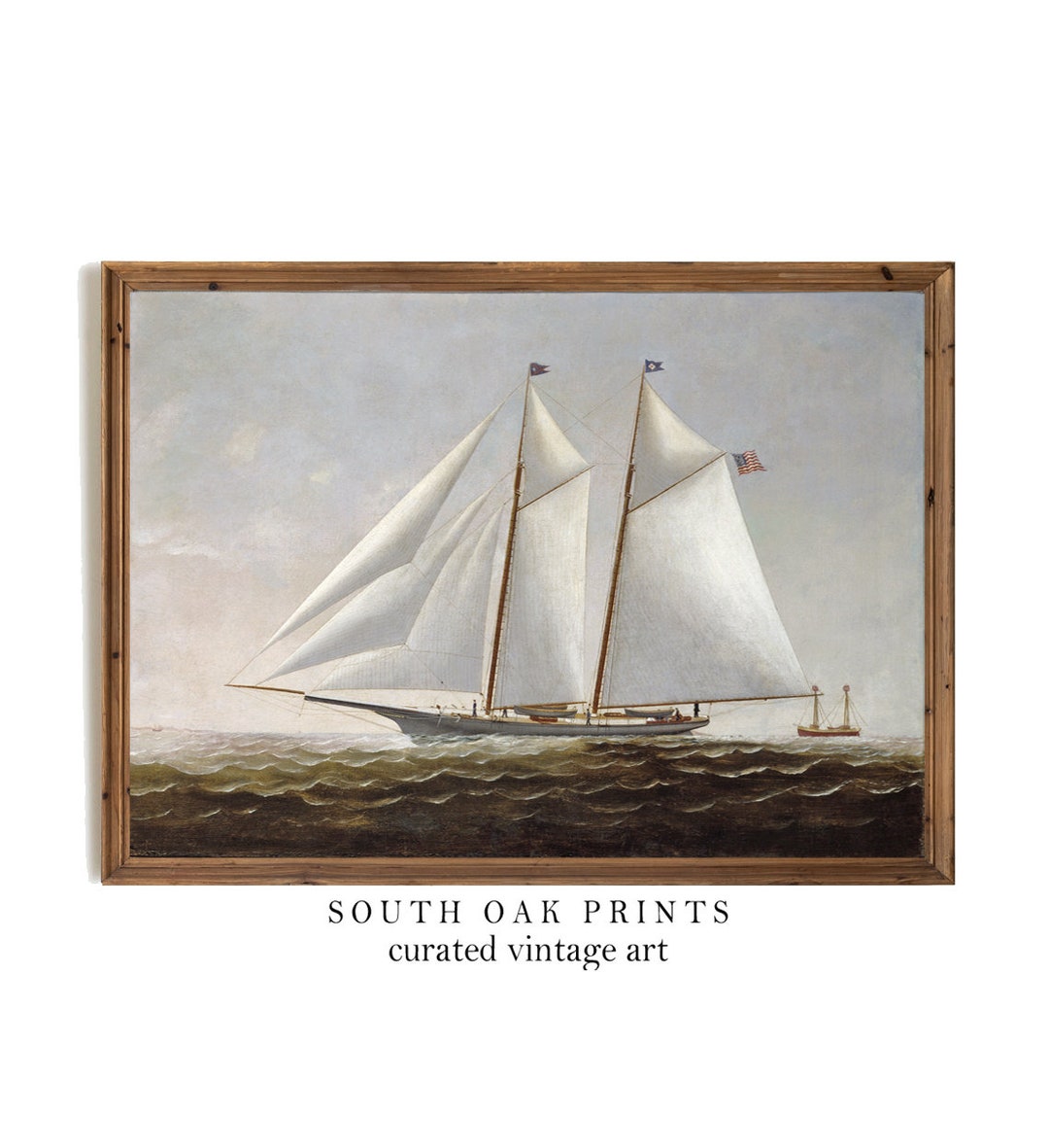 Sailboat Print Watercolor Painting | Antique Vintage Sea Ocean Boat ...
