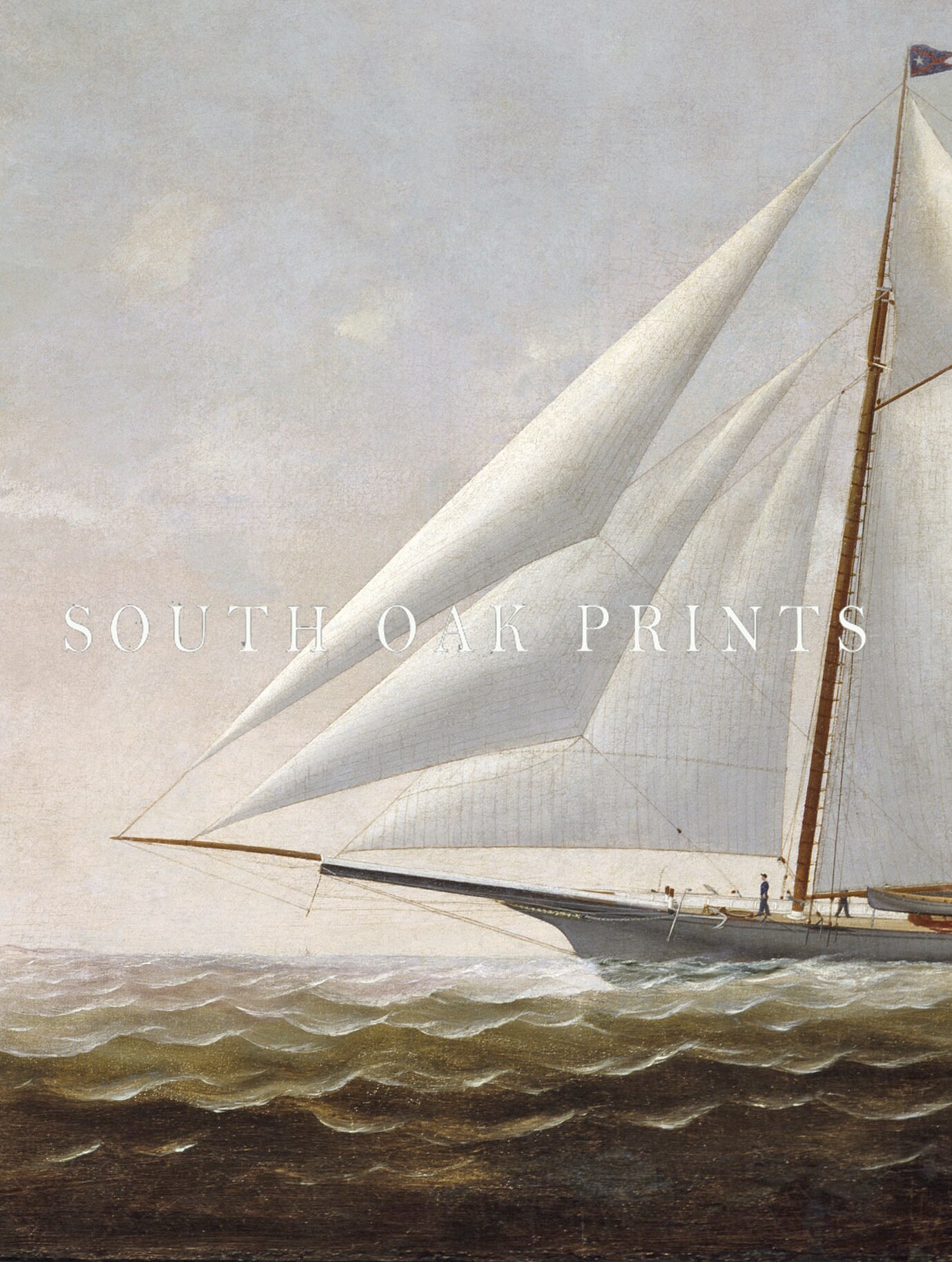 Sailboat Print Watercolor Painting | Antique Vintage Sea Ocean Boat ...