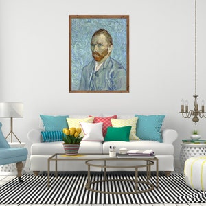 Van Gogh Self Portrait Blue Wall Art Painting PRINTABLE Digital FILE ...