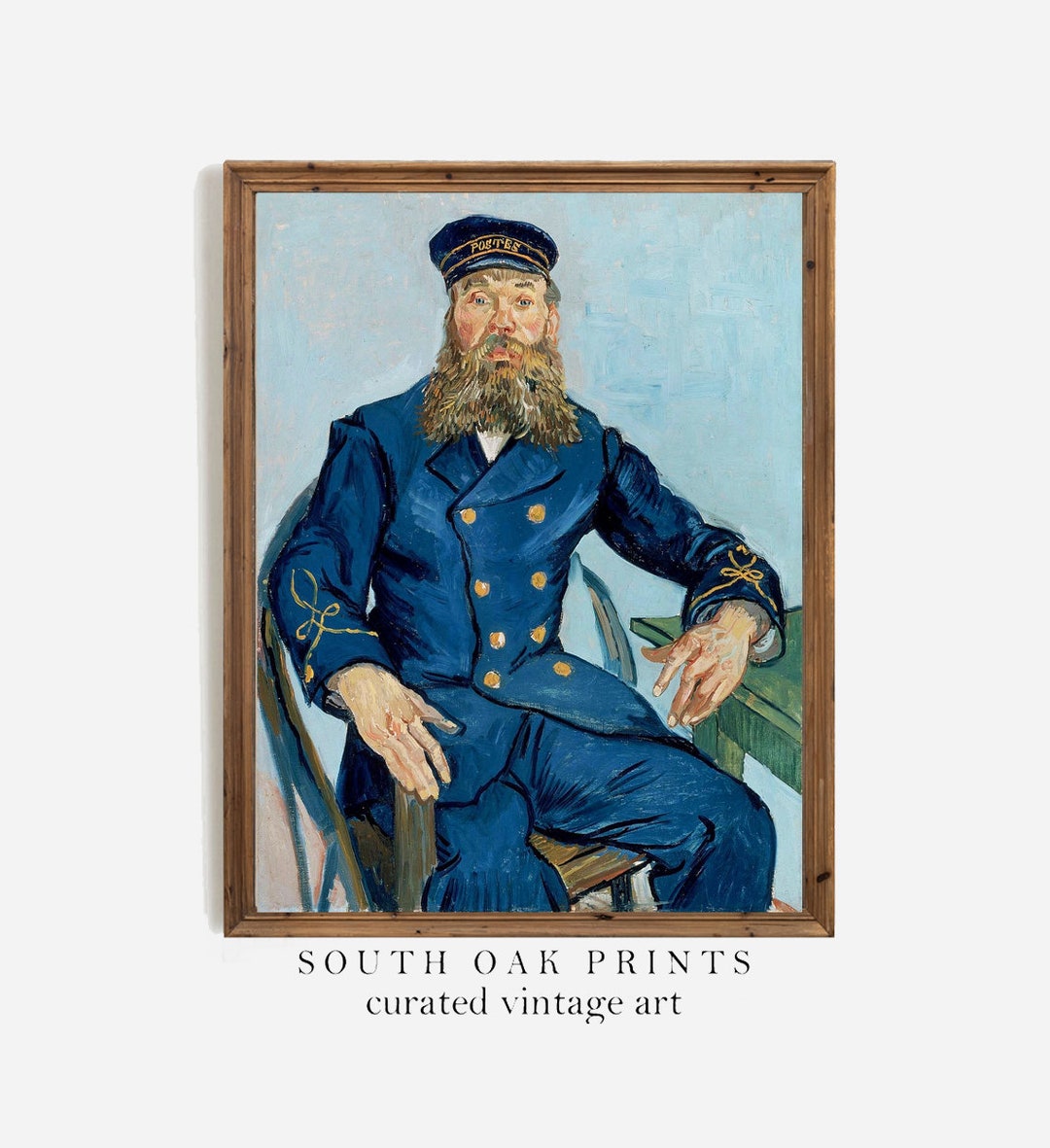 Van Gogh Portrait of the Postman Joseph Roulin Wall Art Painting ...