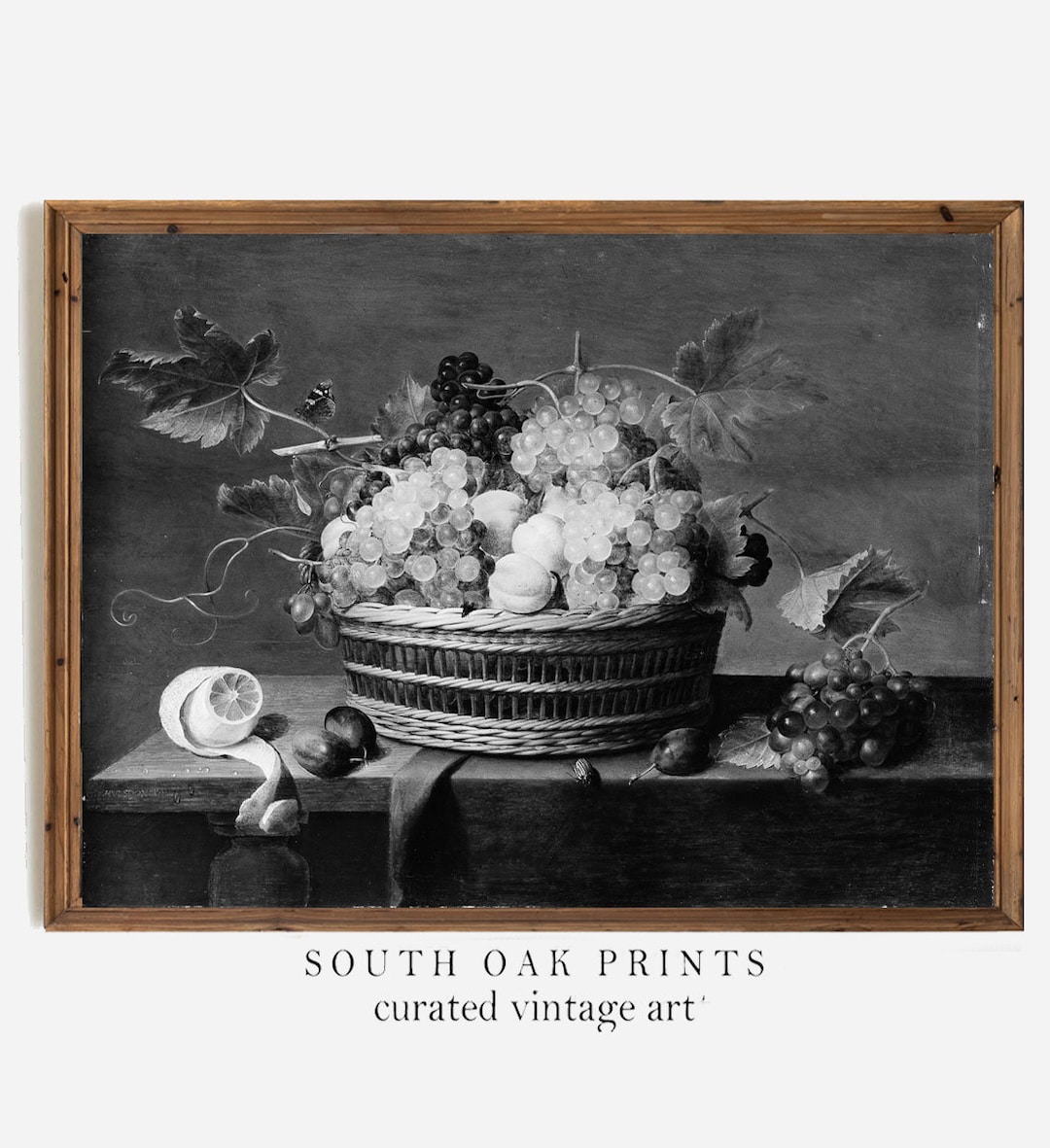 Black and White Still Life Painting Wall Art DIGITAL DOWNLOAD Printable ...