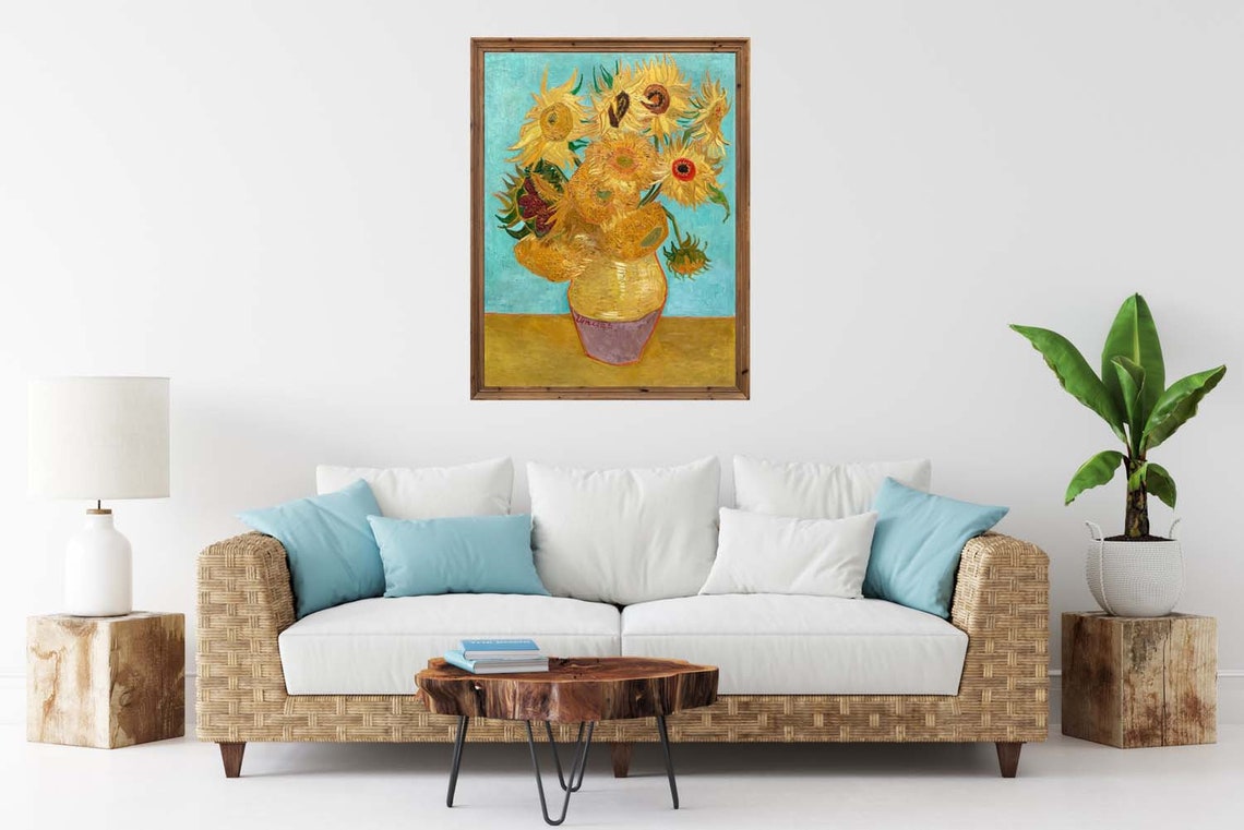 Van Gogh Sunflowers PRINTABLE Digital FILE Download Print Floral Wall ...