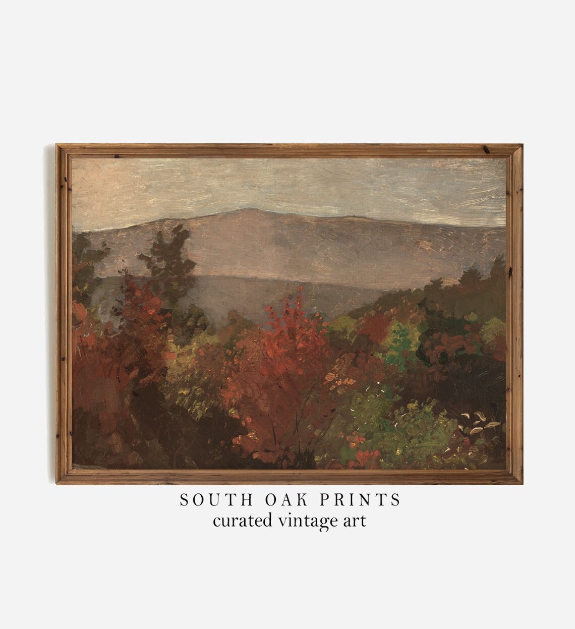 Autumn Painting | Fine Art Vintage Landscape Wall Art | Fall PRINTABLE ...