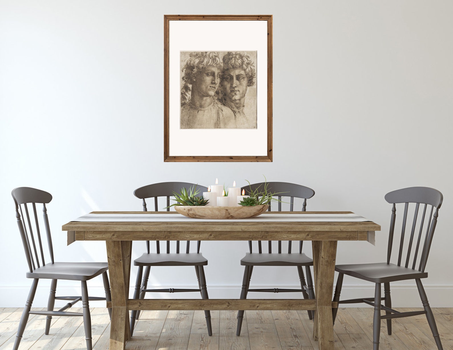 Roman Statue Portrait Sketch Drawing | PRINTABLE | Neutral Classic ...