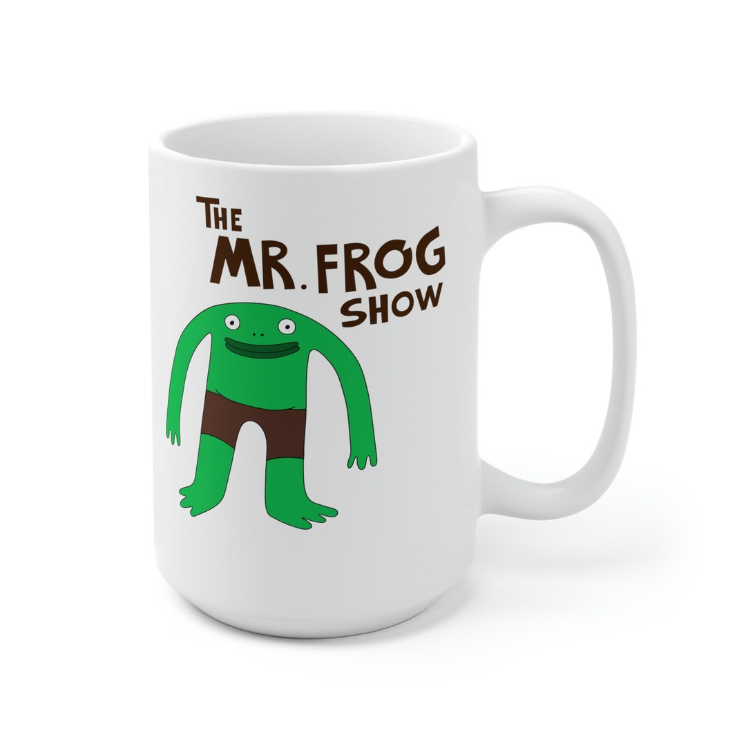 Smiling Friends Mr. Frog Show 15oz Mug - Etsy