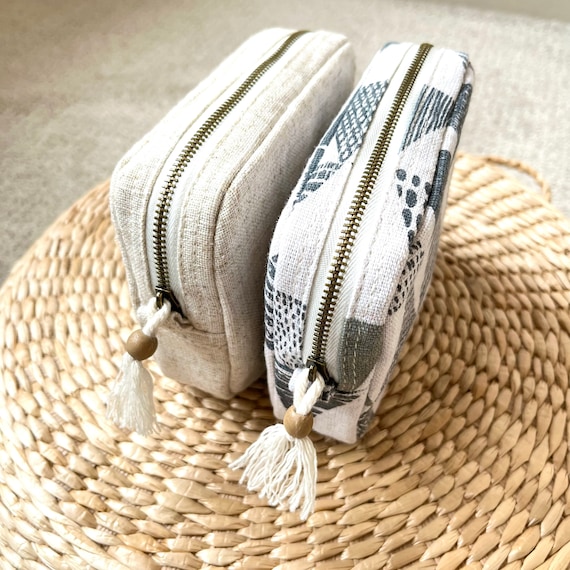 Handmade Linen Sanitary Napkin Storage Pouch - Etsy