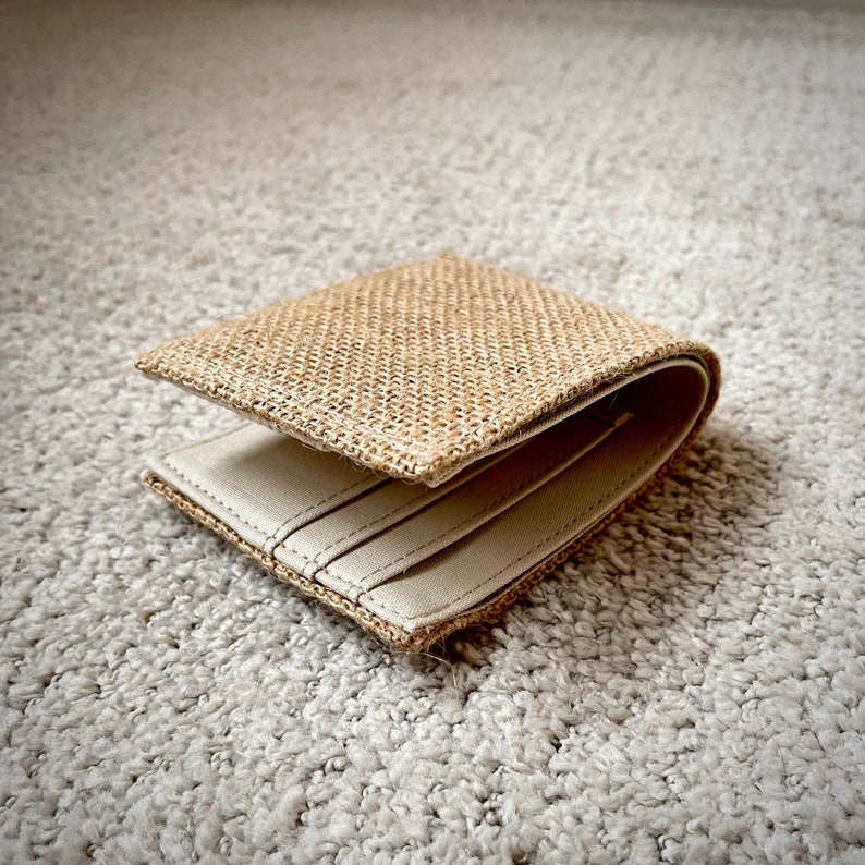 Handmade Minimalist Wallet Unisex Made With Jute - Etsy