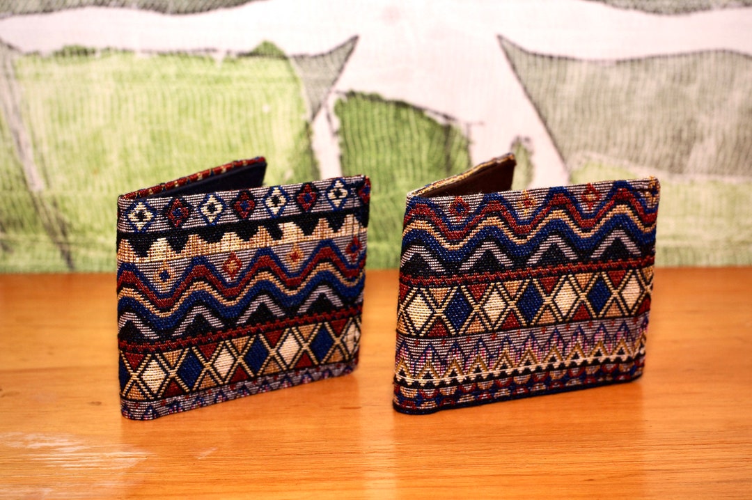 Bohemian Indigenous Pattern Handmade Wallet - Etsy
