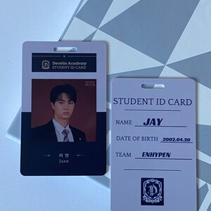 Enhypen ID Card Kpop - Etsy