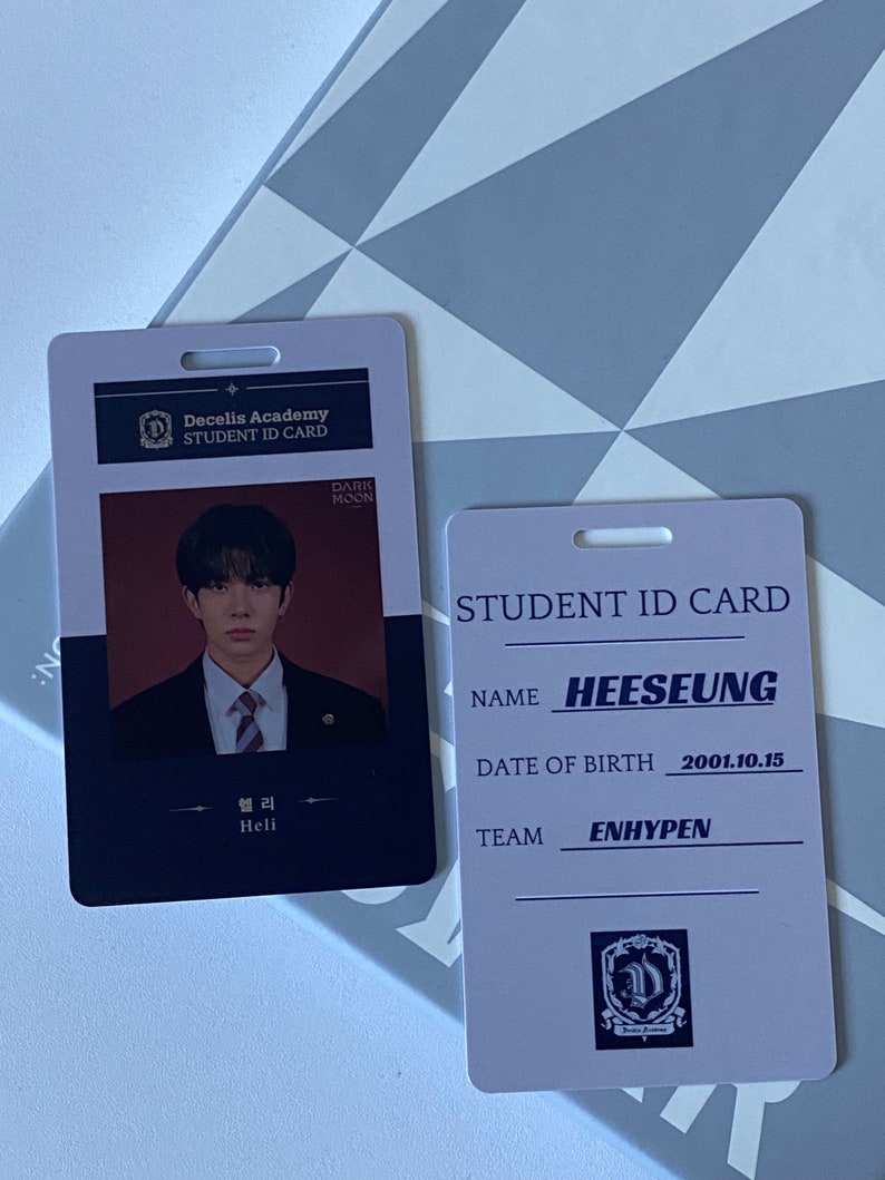 Enhypen ID Card Kpop - Etsy