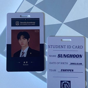 Enhypen ID Card Kpop - Etsy
