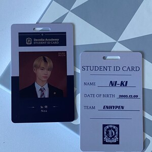 Enhypen ID Card Kpop - Etsy