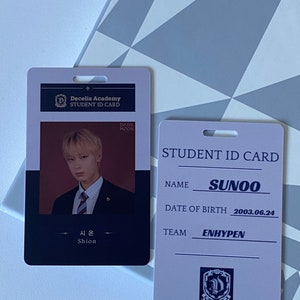 Enhypen ID Card Kpop - Etsy