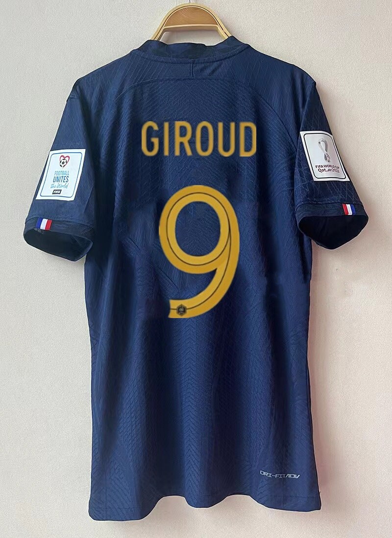 Giroud Jersey 2022 World Cup French Soccer Jersey 9 Olivier - Etsy