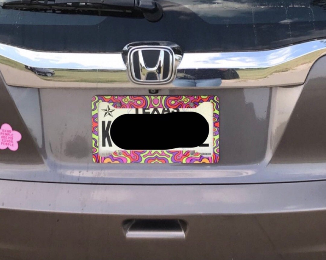 Totally Groovy License Plate, License Plate Frame, License Plate or ...