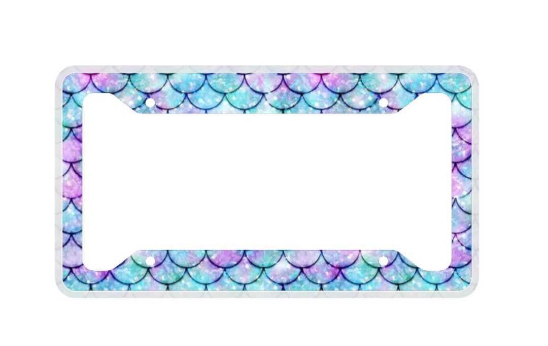 Mermaid Scale License Plate, License Plate Frame, License Plate or ...