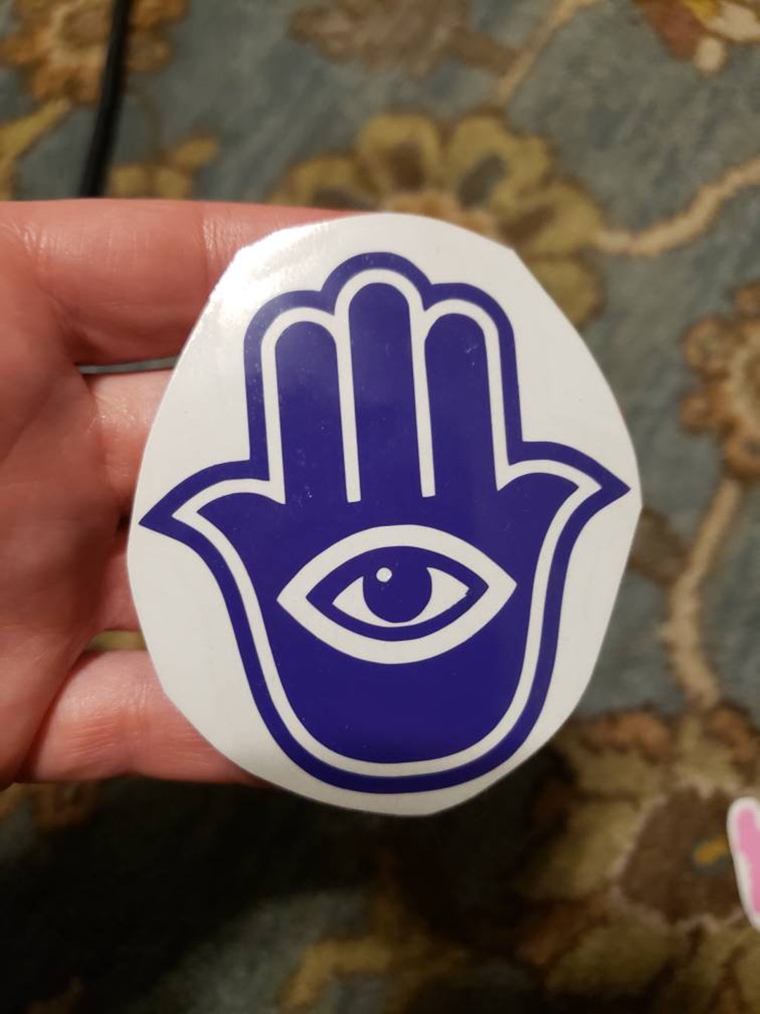 Hamsa Hand Vinyl Decal Indoor/outdoor Use - Etsy