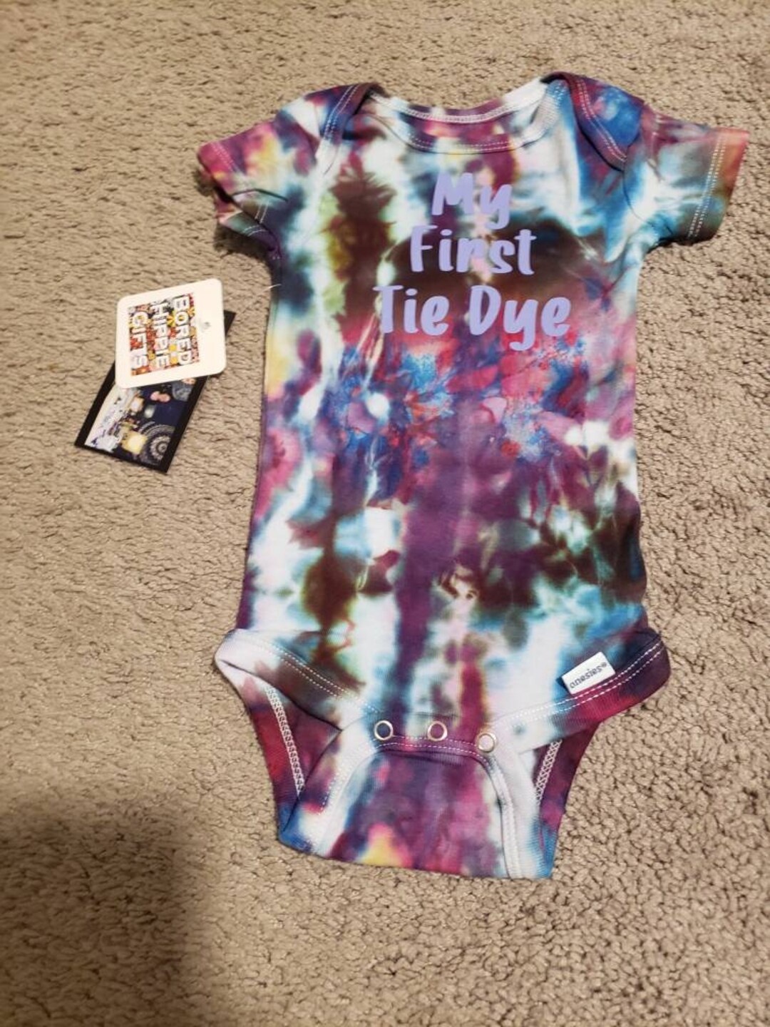 My First Tie Dye Onesie Tie Dye - Etsy
